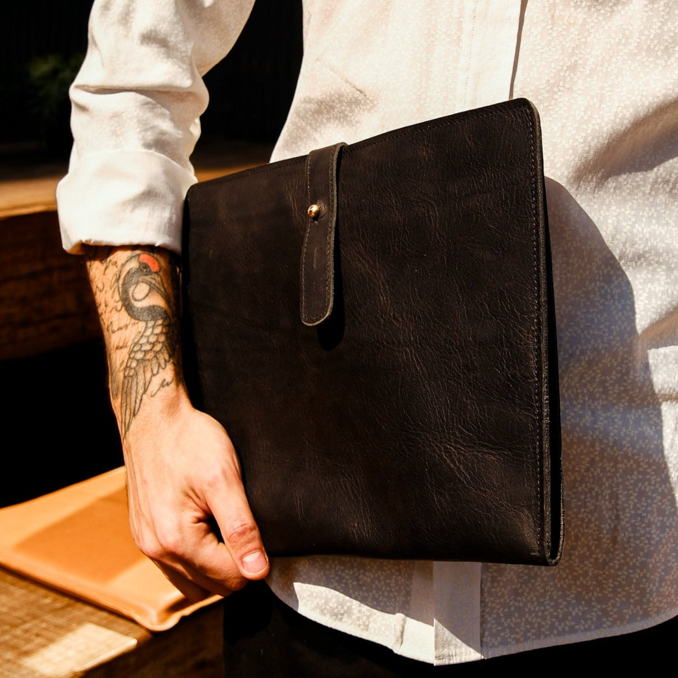 Premium Leather Executive Portfolio | Professional & Artist Organizer